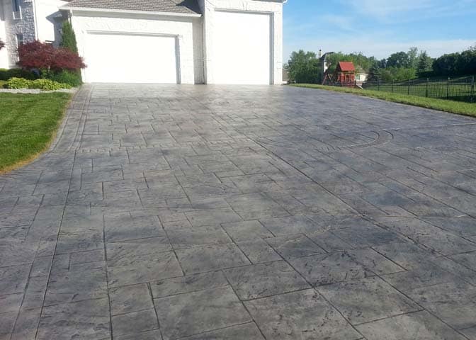 Stamped Concrete Driveway Ideas