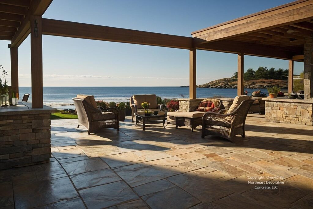 Does a Stamped Concrete Patio Get Hot In The Summer Sun