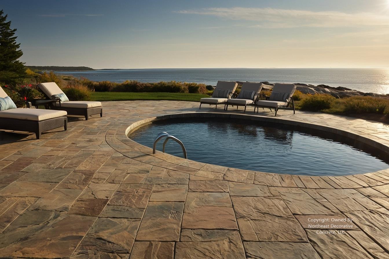 Inspired Stamped Concrete Designs for Ocean Beach Homes