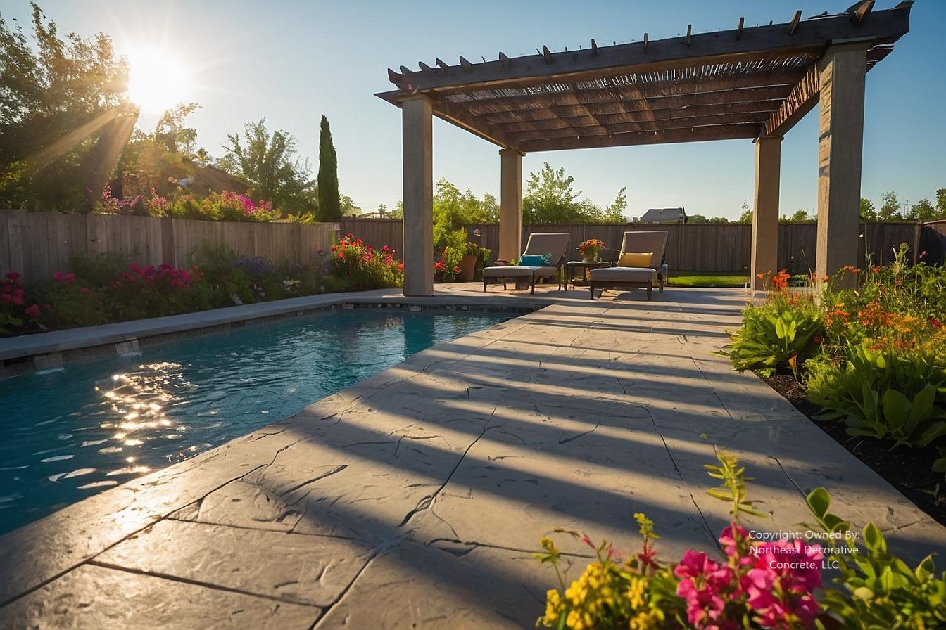 Stamped Concrete Color Hardeners Vs. Integral Colors